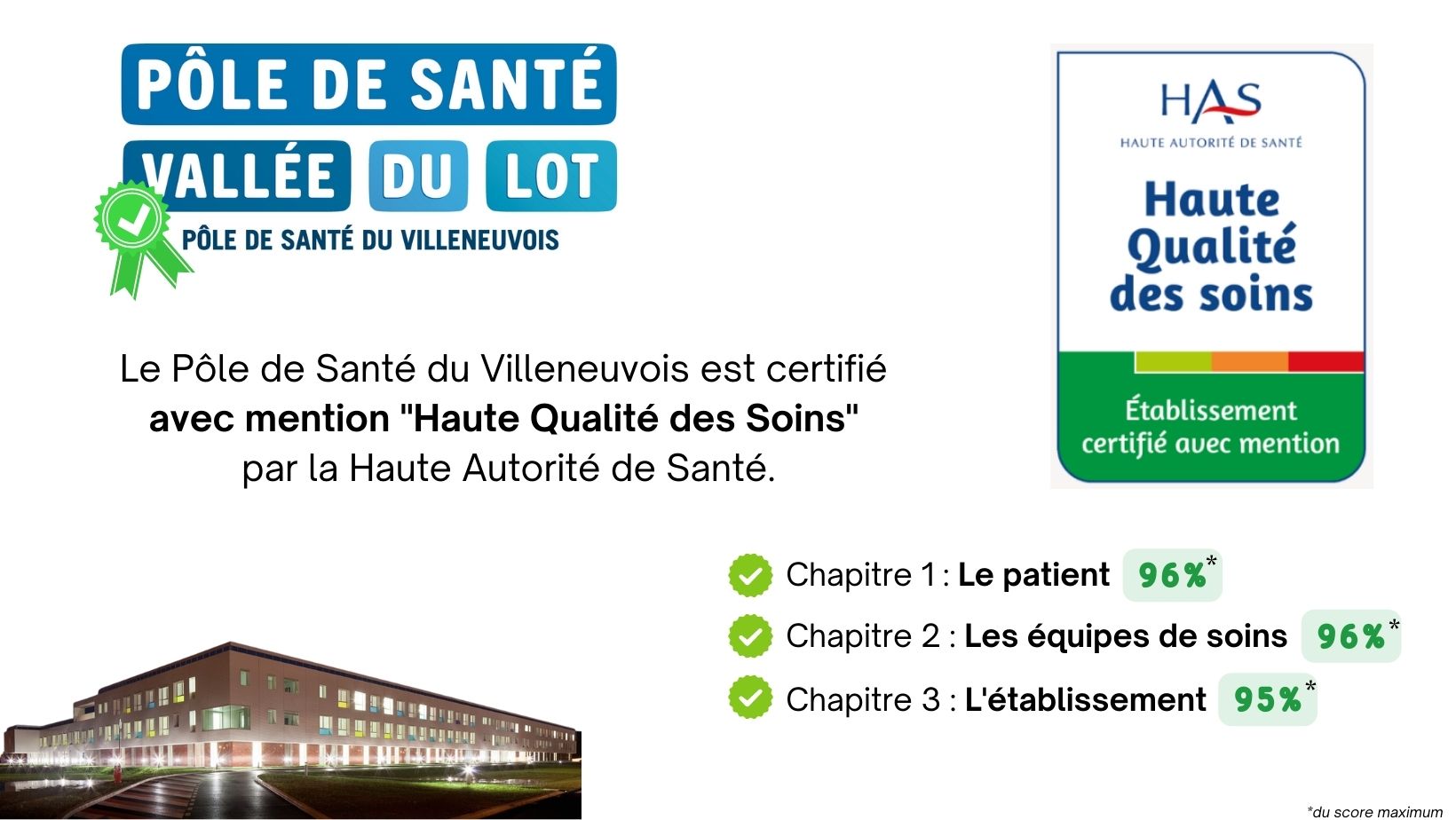 Le PSV certifié avec mention